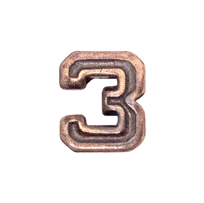 Ribbon Attachment - Strike Flight Numbers - Bronze