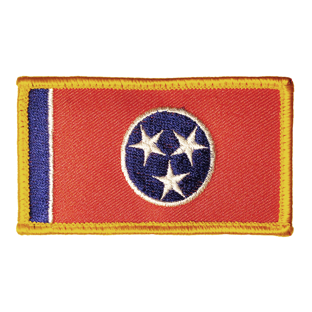 Tennessee Flag Patch - Full-Color Reverse
