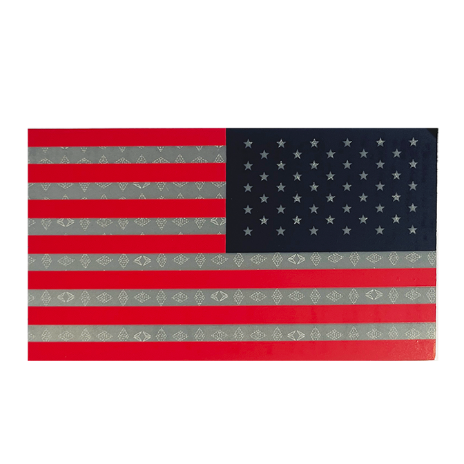Infrared U.S. Flag Reverse Patch - Full Color