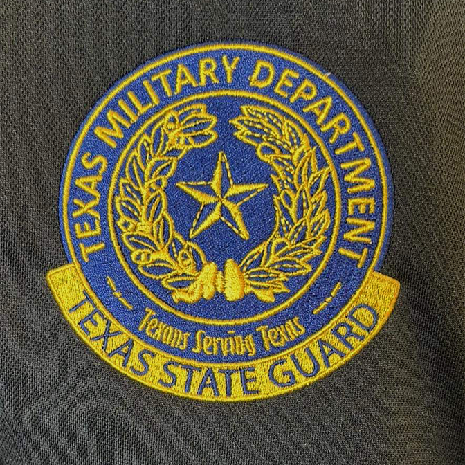 TMD Texas State Guard Men's Uniform Polo - Short Sleeve
