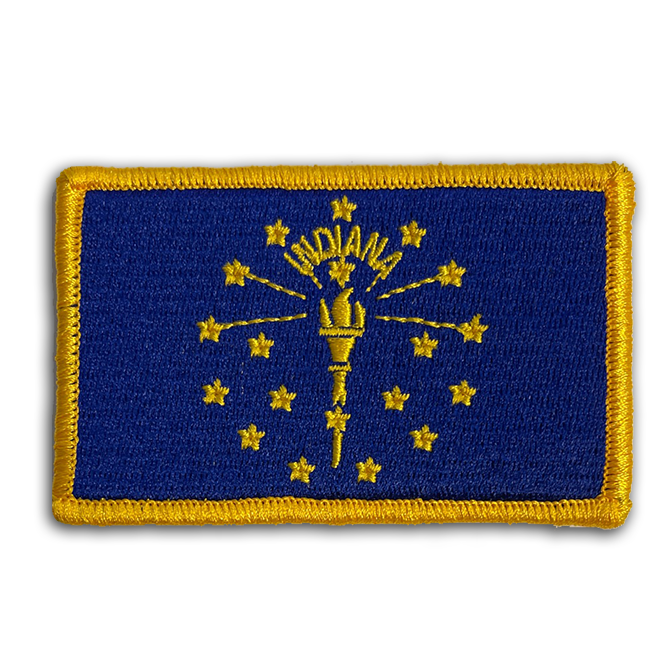 Indiana Flag Patch